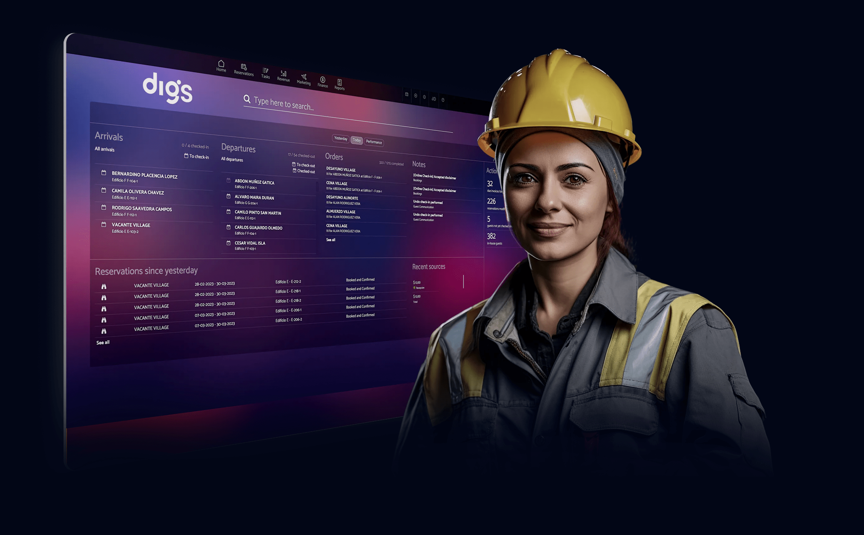 DIGS Systems Camp Remote workforce accommodation software